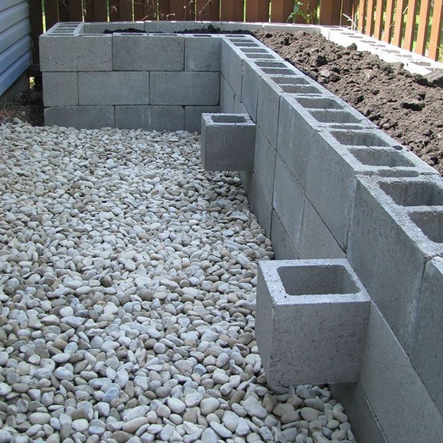 Grey Block | Concrete Building Blocks | Besser Block Retaining Wall
