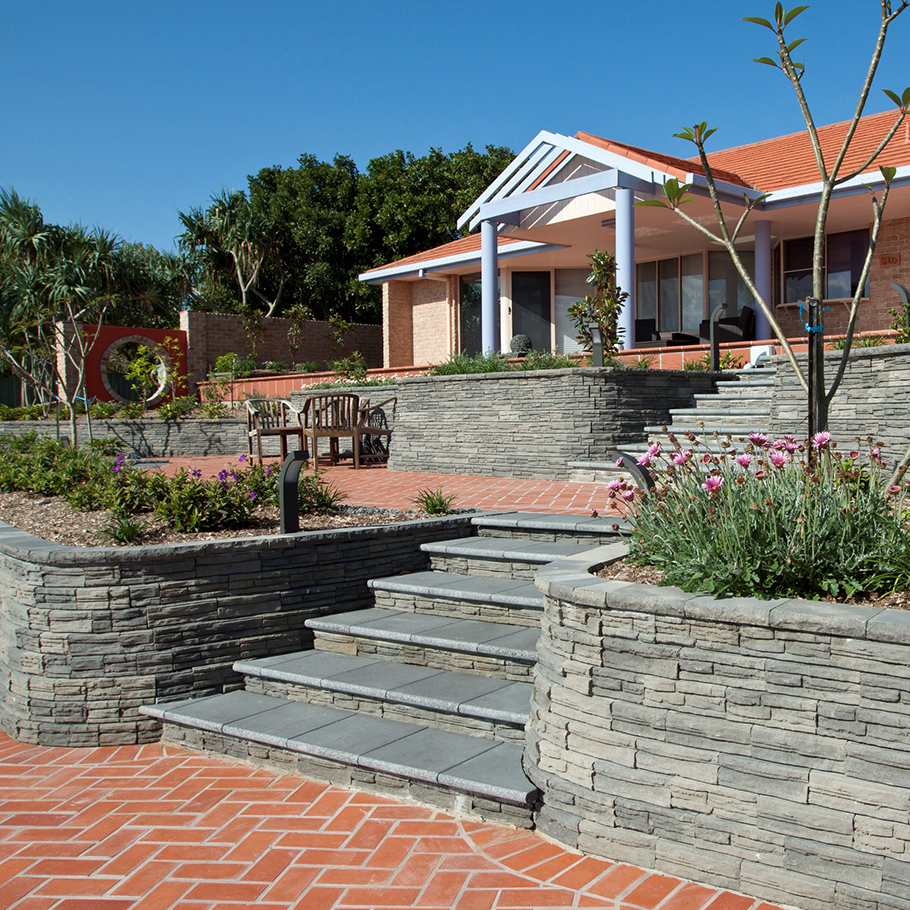 Natural Impressions® Flagstone Retaining Wall Blocks | Adbri Masonry