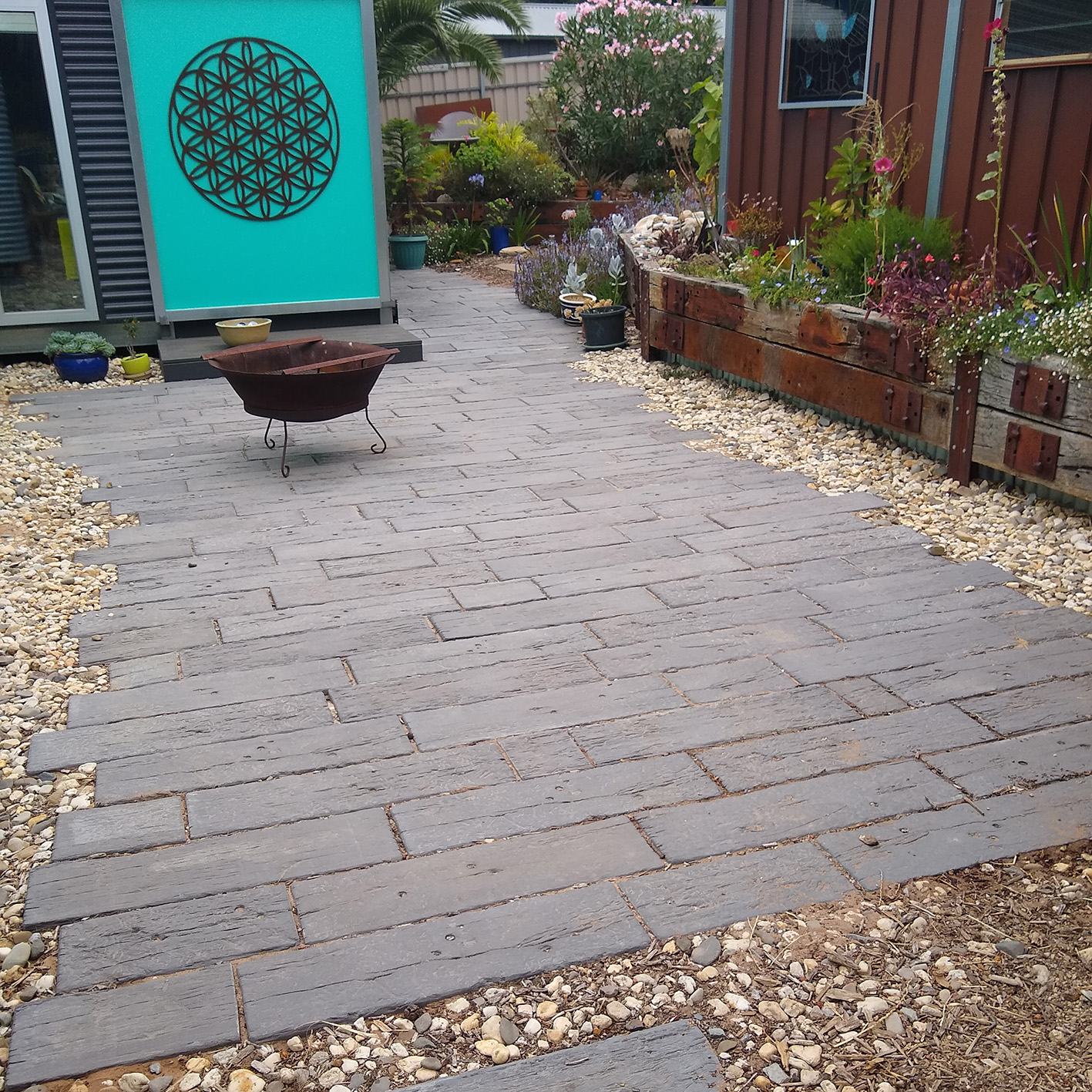 Timber Stone Pavers | Wood Finish Pavers with Durability of Stone