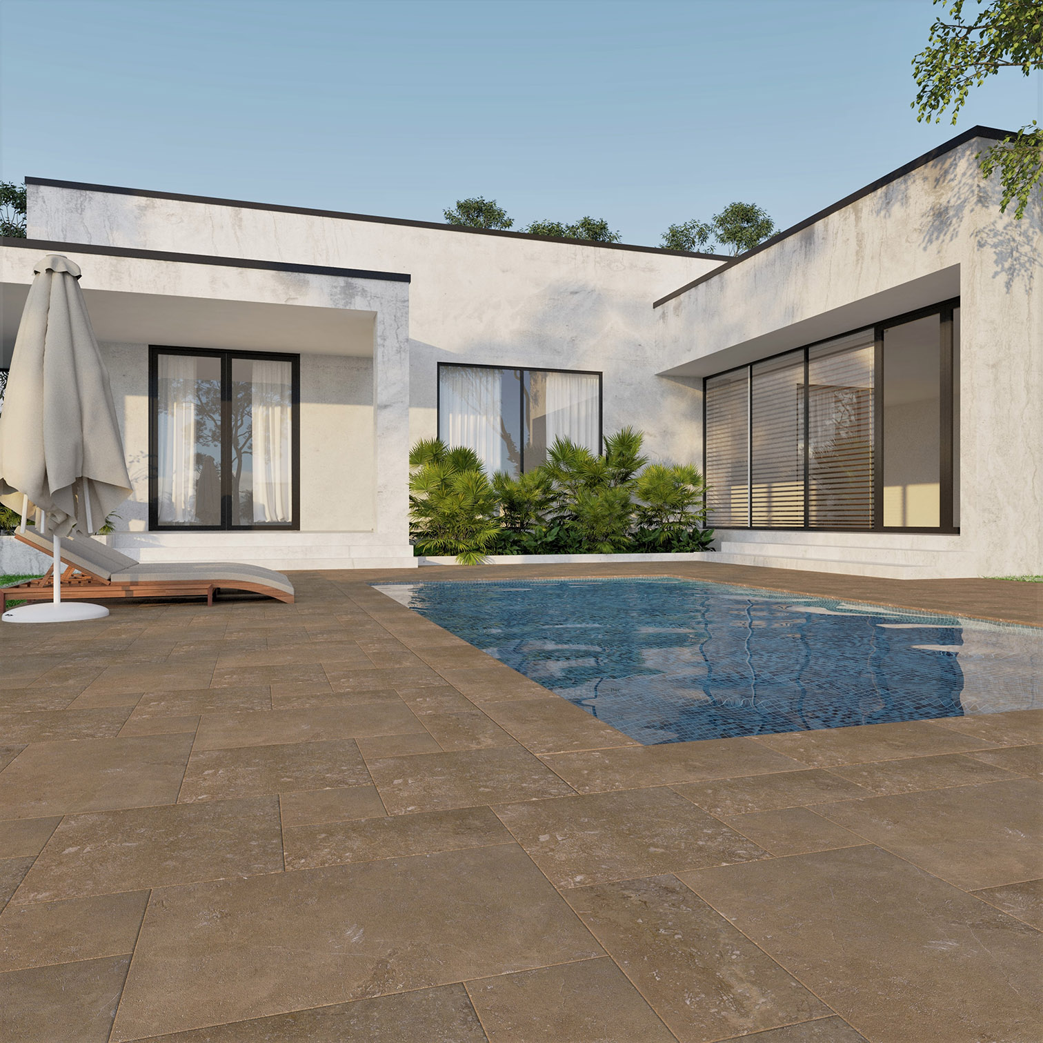 Classic Blend Travertine Pavers | Clasic Mix Travertine Pavers