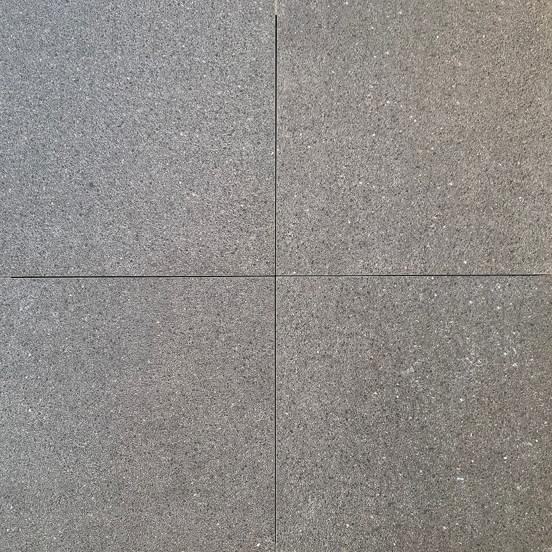 Stoneware Terrazzo Basalt Black Pavers | Porcelain Pavers Adelaide